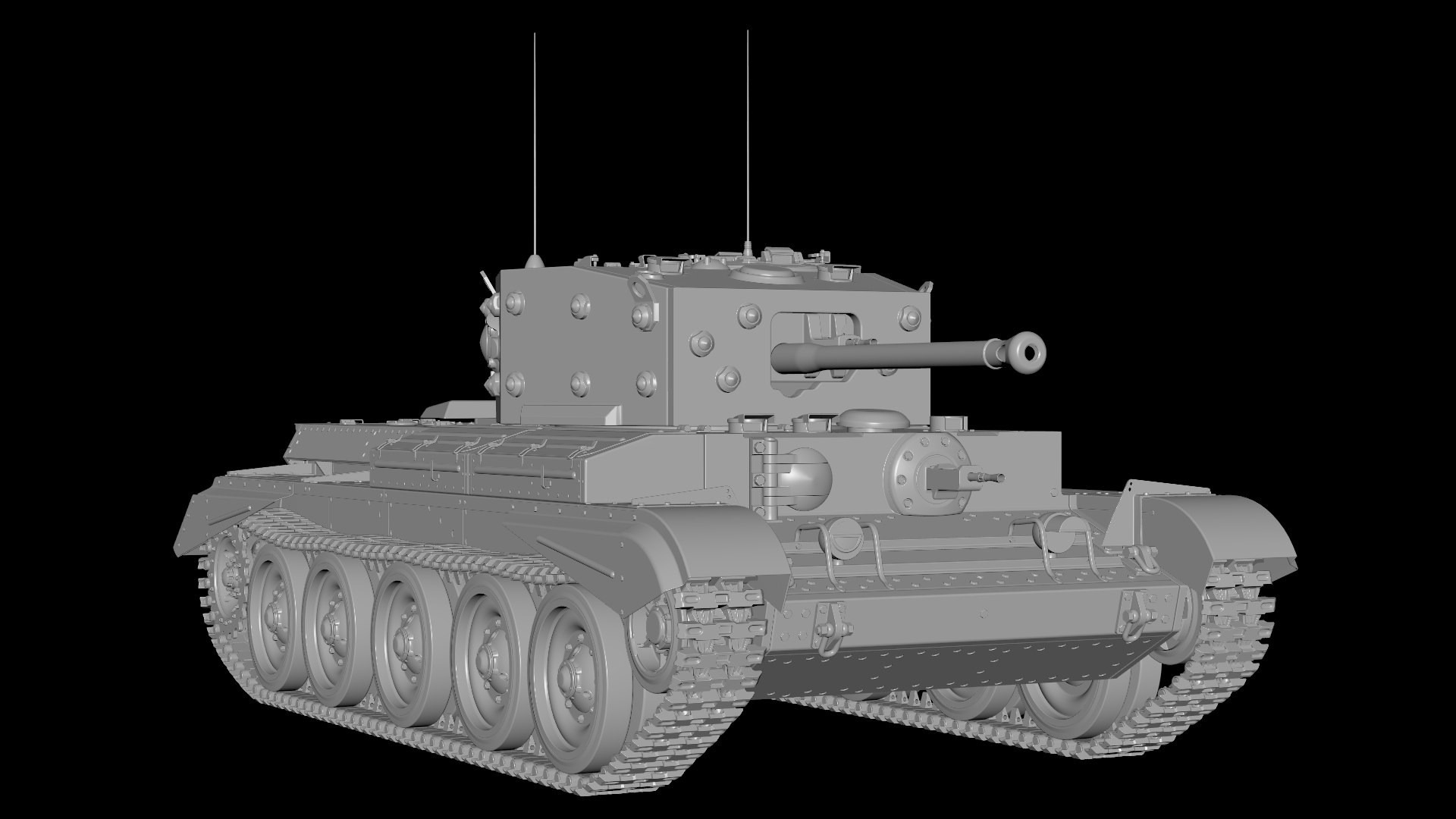 3D Cromwell Tank - TurboSquid 2172517