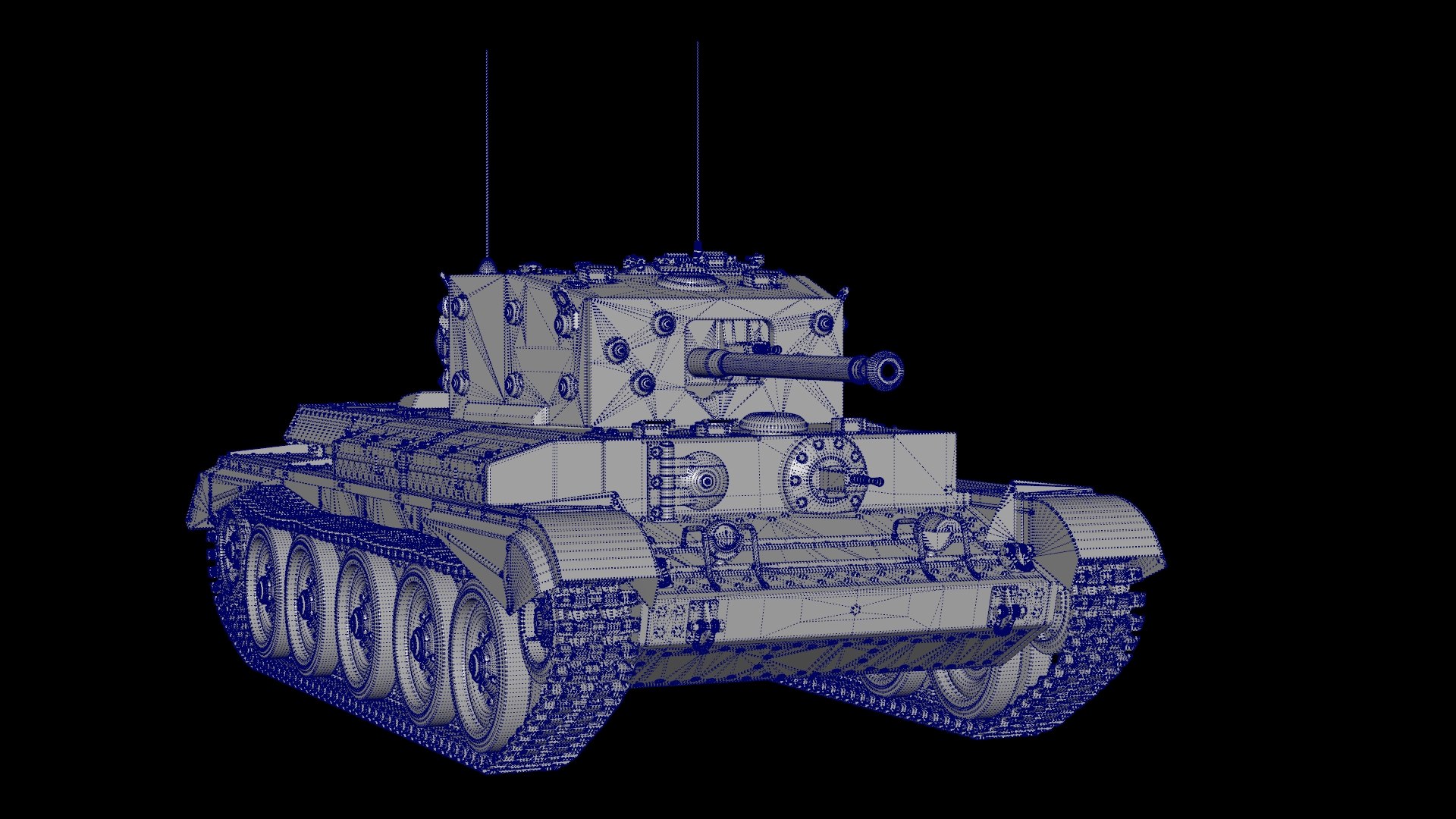 3D Cromwell Tank - TurboSquid 2172517