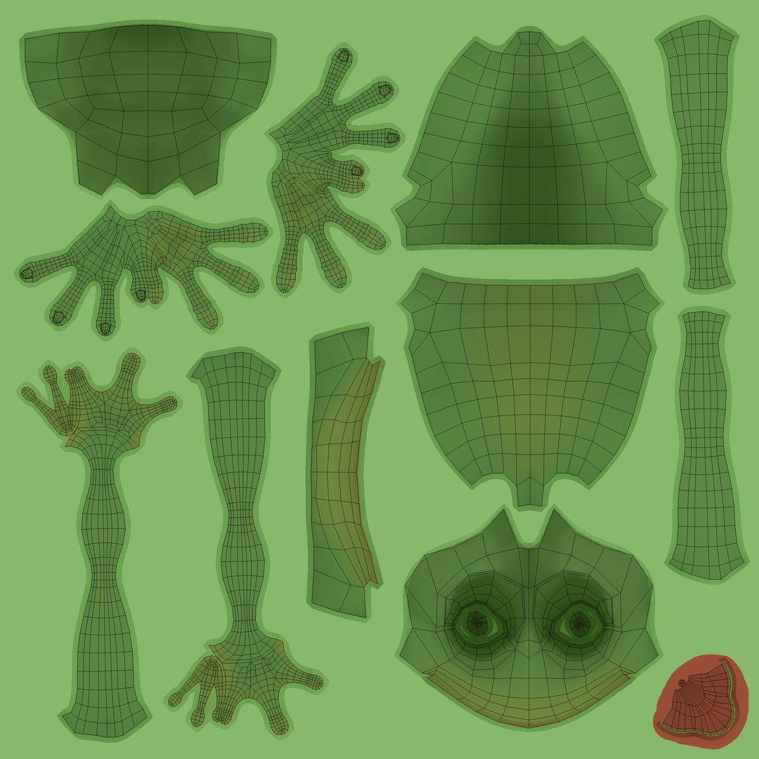 3D Model Cartoon Frog Toon - TurboSquid 1343767