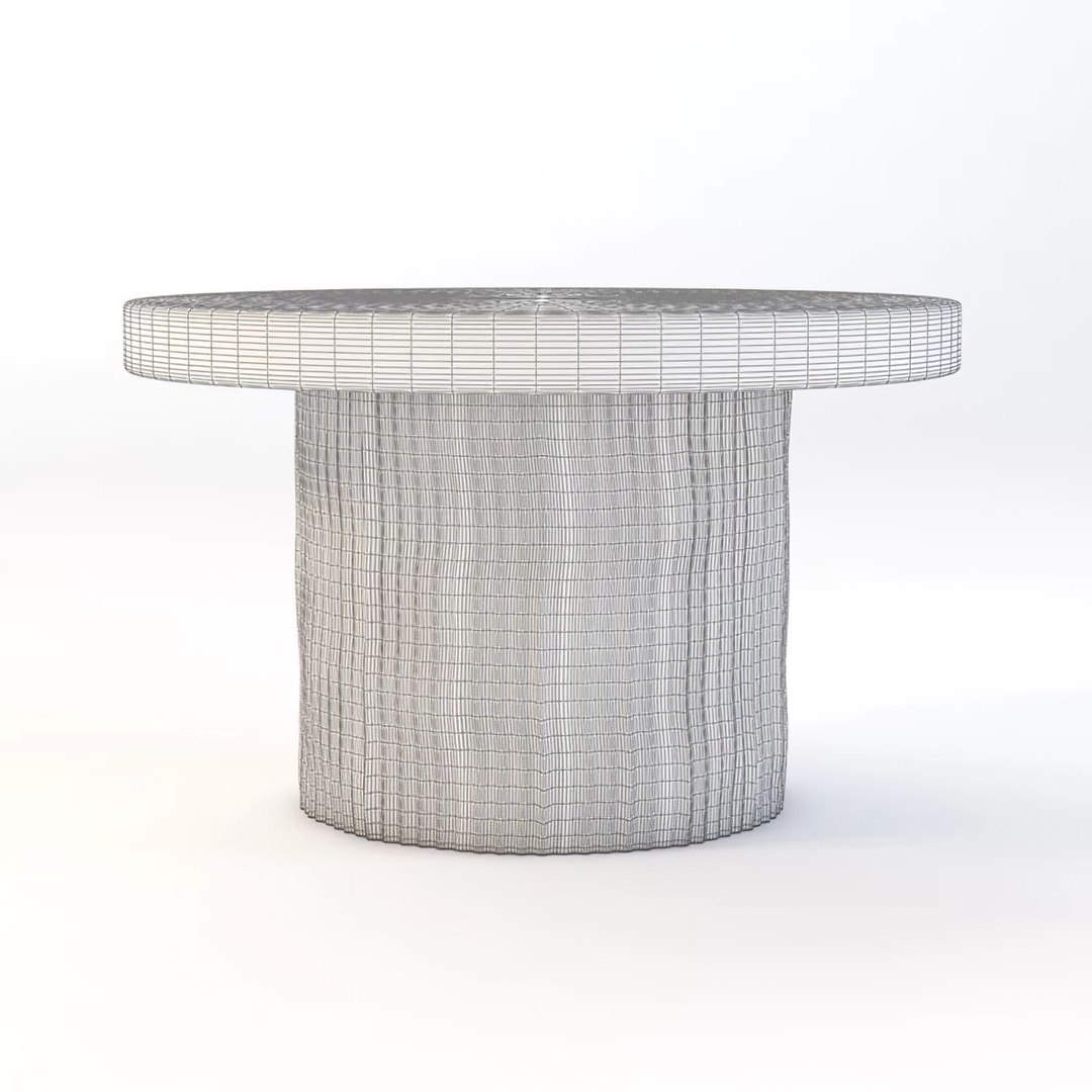 3D Theodore Sculptural Dining Table Model - TurboSquid 1962018
