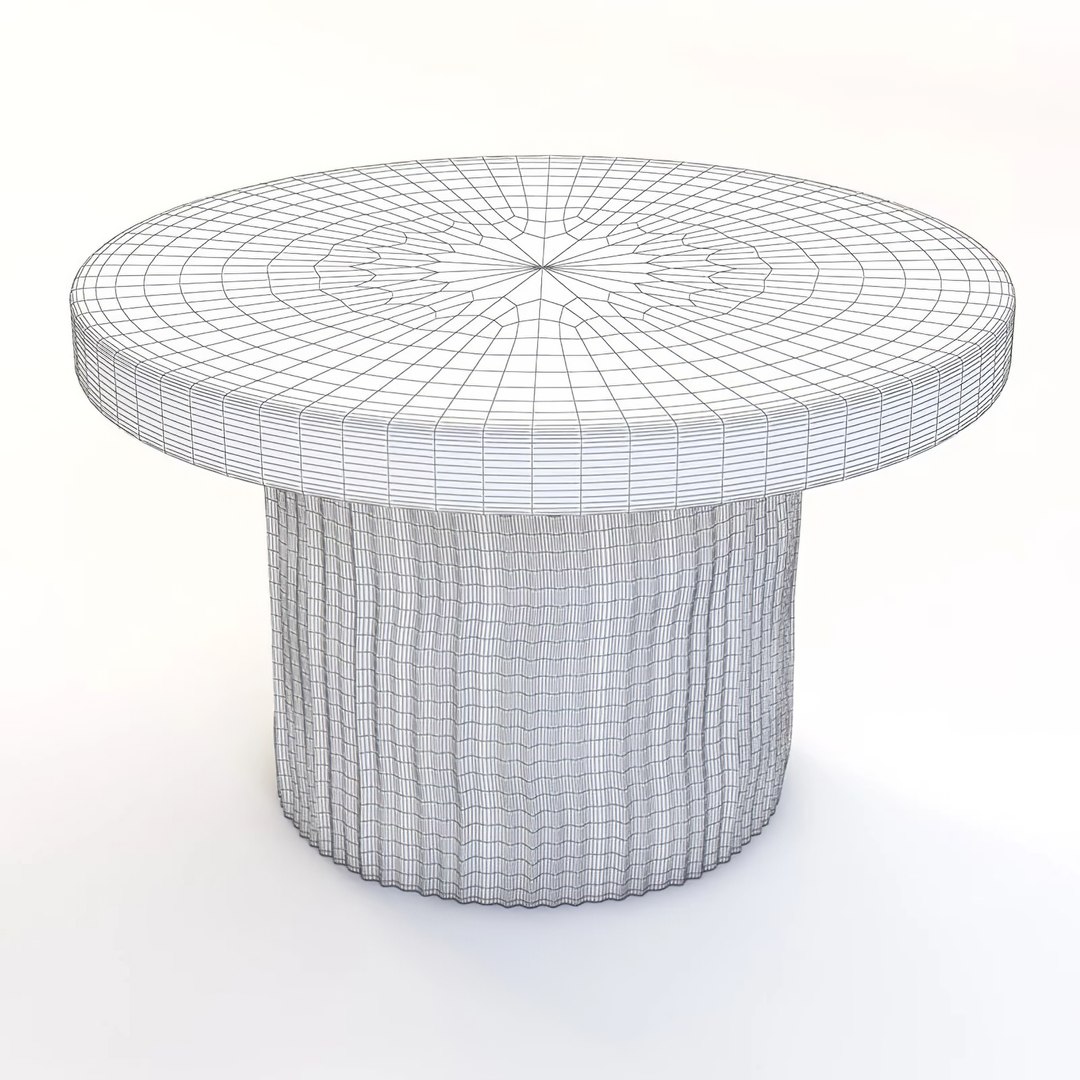 3D Theodore Sculptural Dining Table Model - TurboSquid 1962018