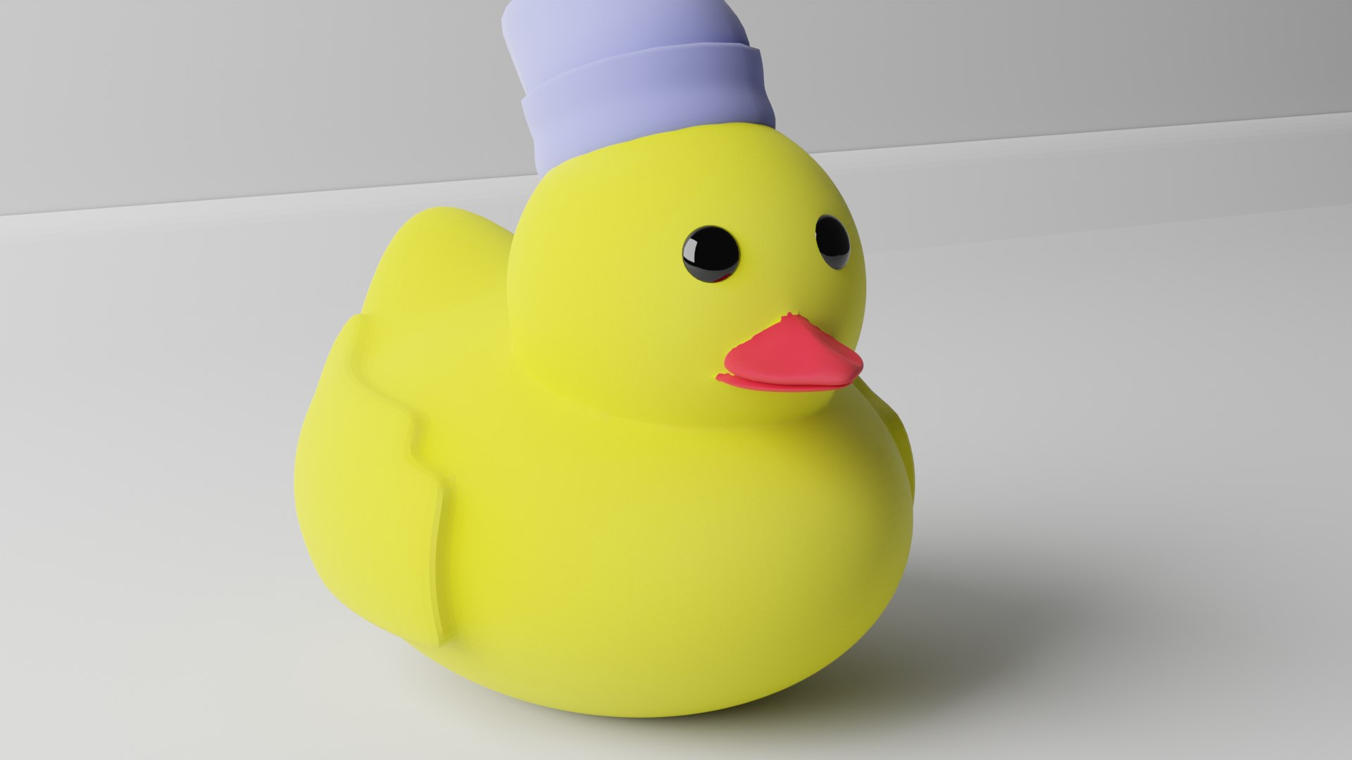 3D Model Rubber Duck With Hat - TurboSquid 2186227