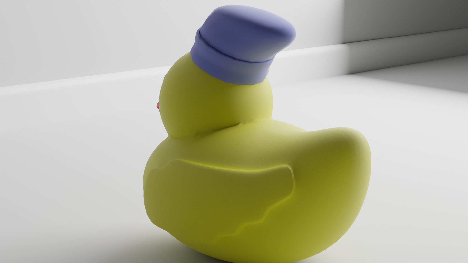 3D Model Rubber Duck With Hat - TurboSquid 2186227