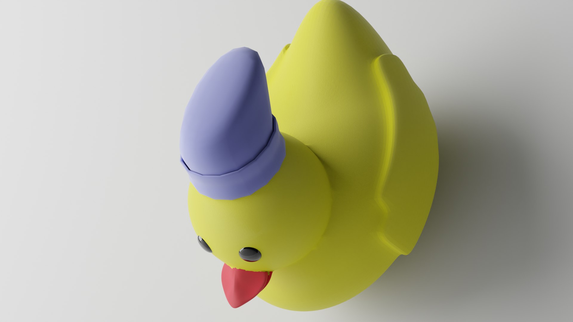 3D Model Rubber Duck With Hat - TurboSquid 2186227