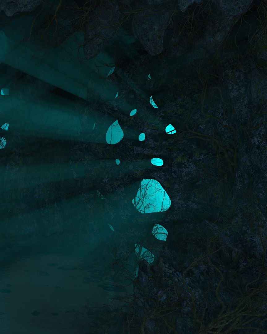 Scifi Alien Cave Environment 3D - TurboSquid 1821308