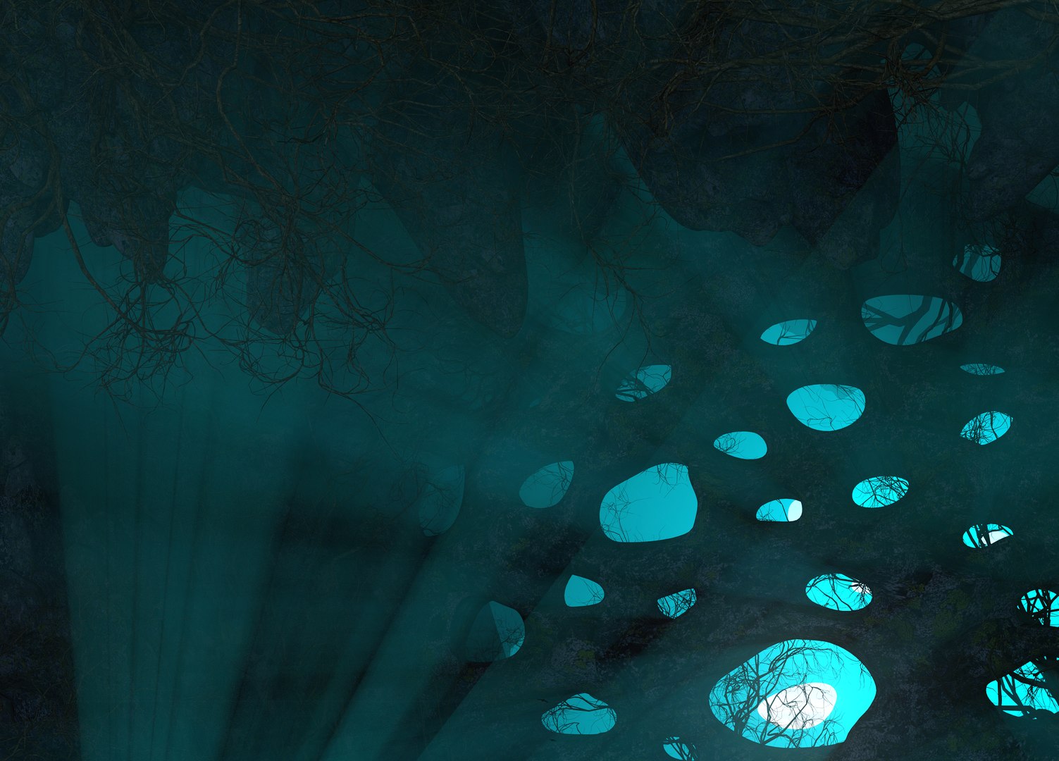 Scifi Alien Cave Environment 3D - TurboSquid 1821308