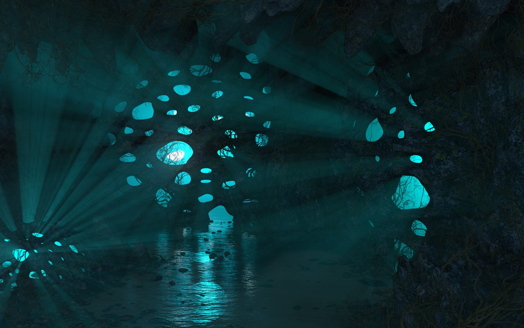 Scifi Alien Cave Environment 3D - TurboSquid 1821308