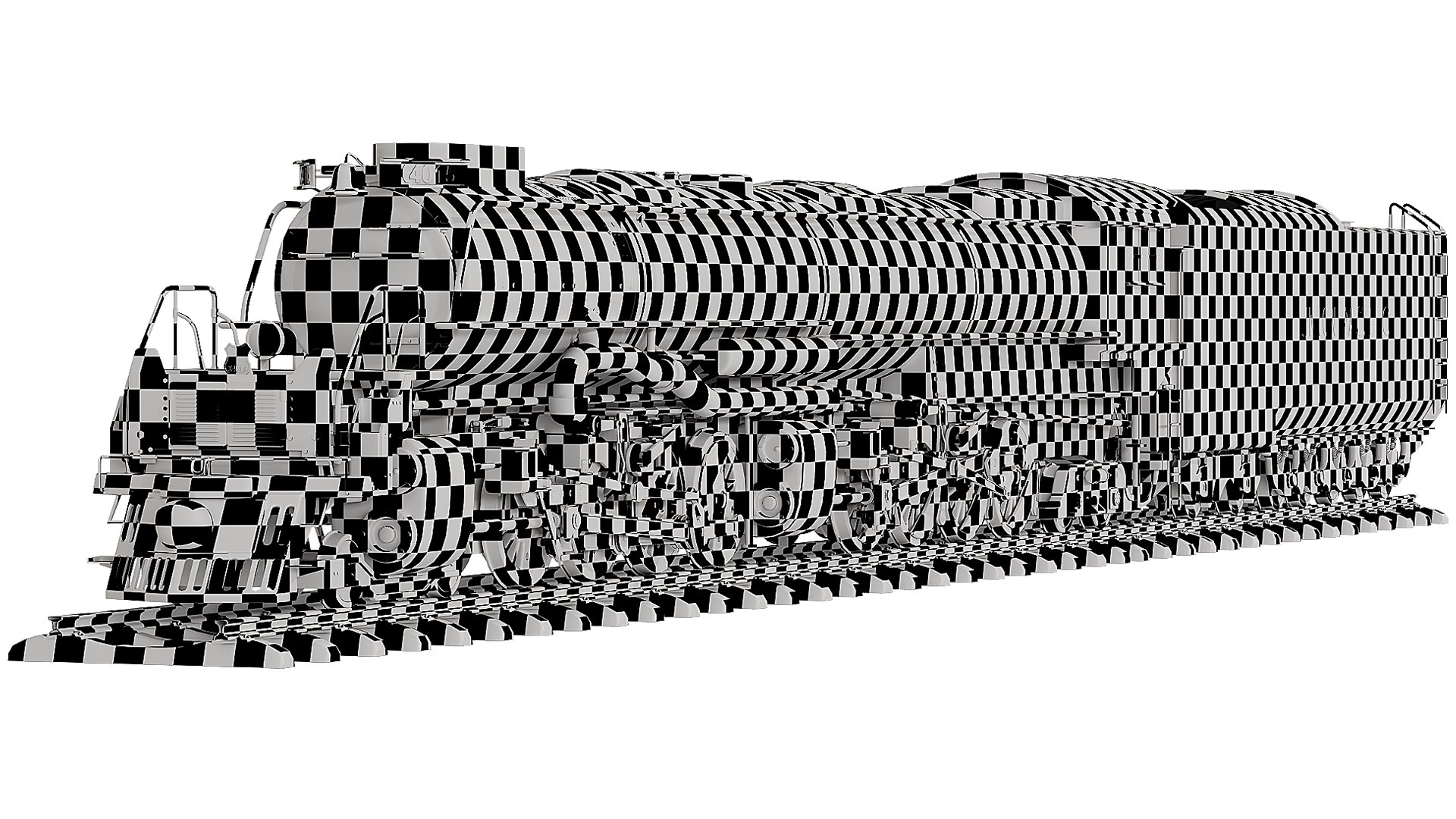 3D Union Pacific Big Boy - TurboSquid 2419390