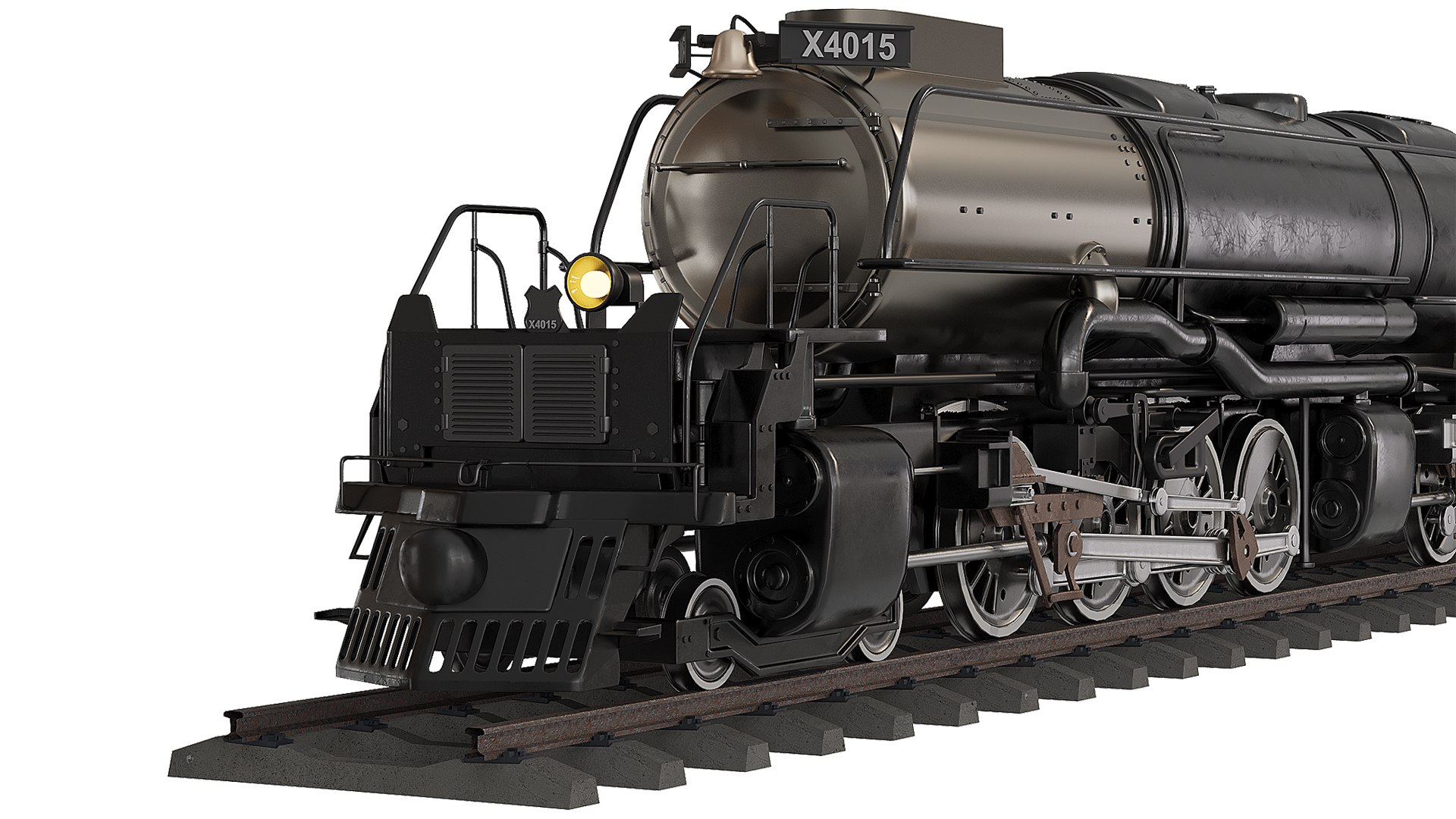 3D Union Pacific Big Boy - TurboSquid 2419390