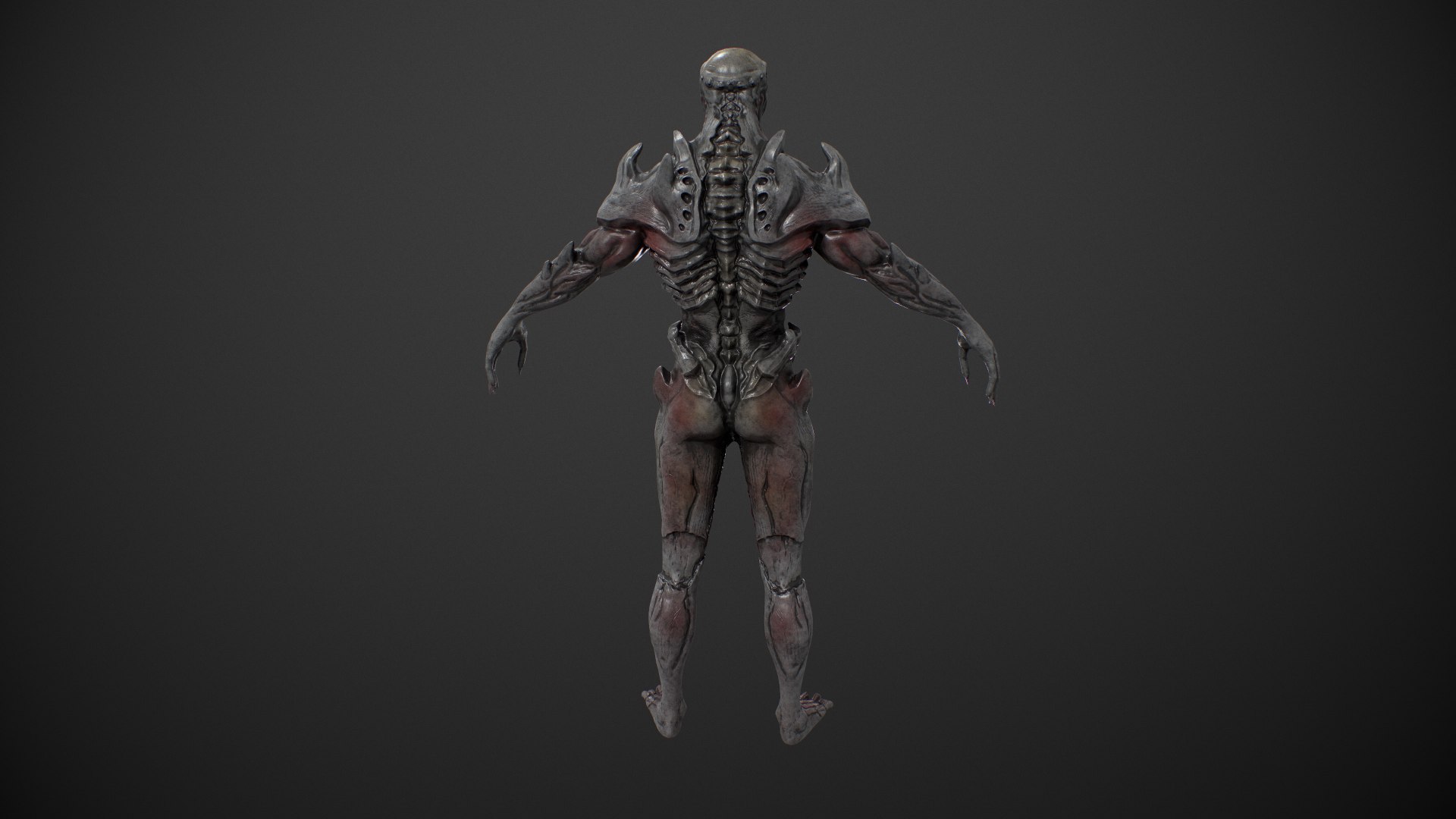 3D Mutant2 Humanoid Monster - TurboSquid 2094615