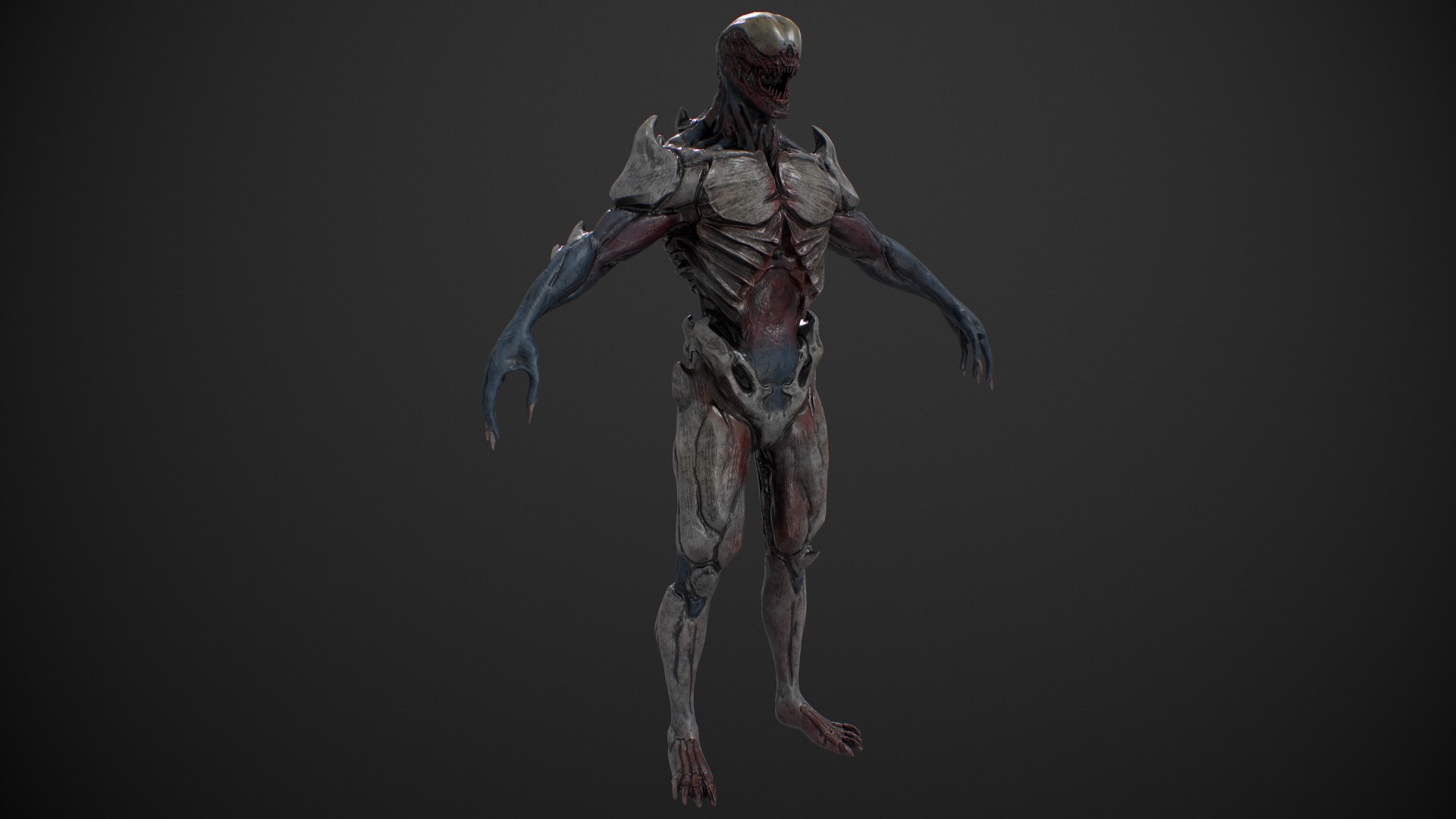 3D Mutant2 Humanoid Monster - TurboSquid 2094615