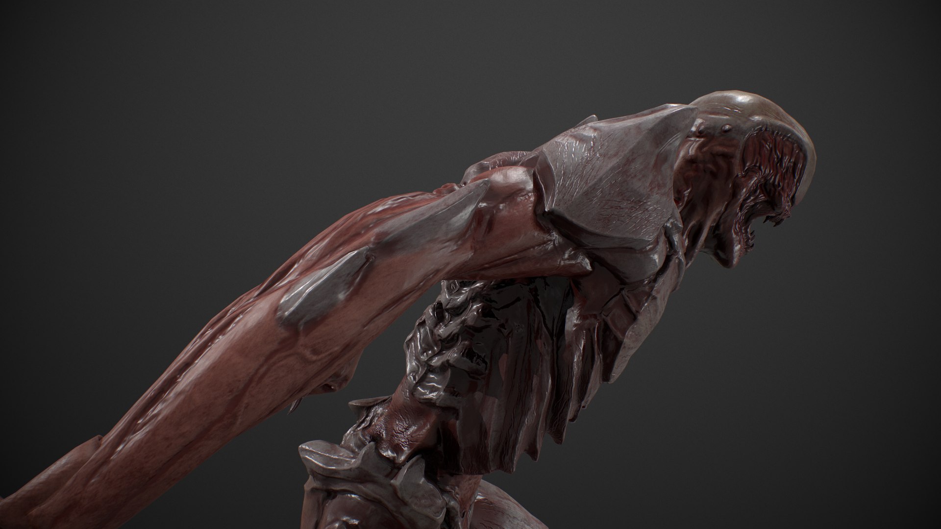 3D Mutant2 Humanoid Monster - TurboSquid 2094615