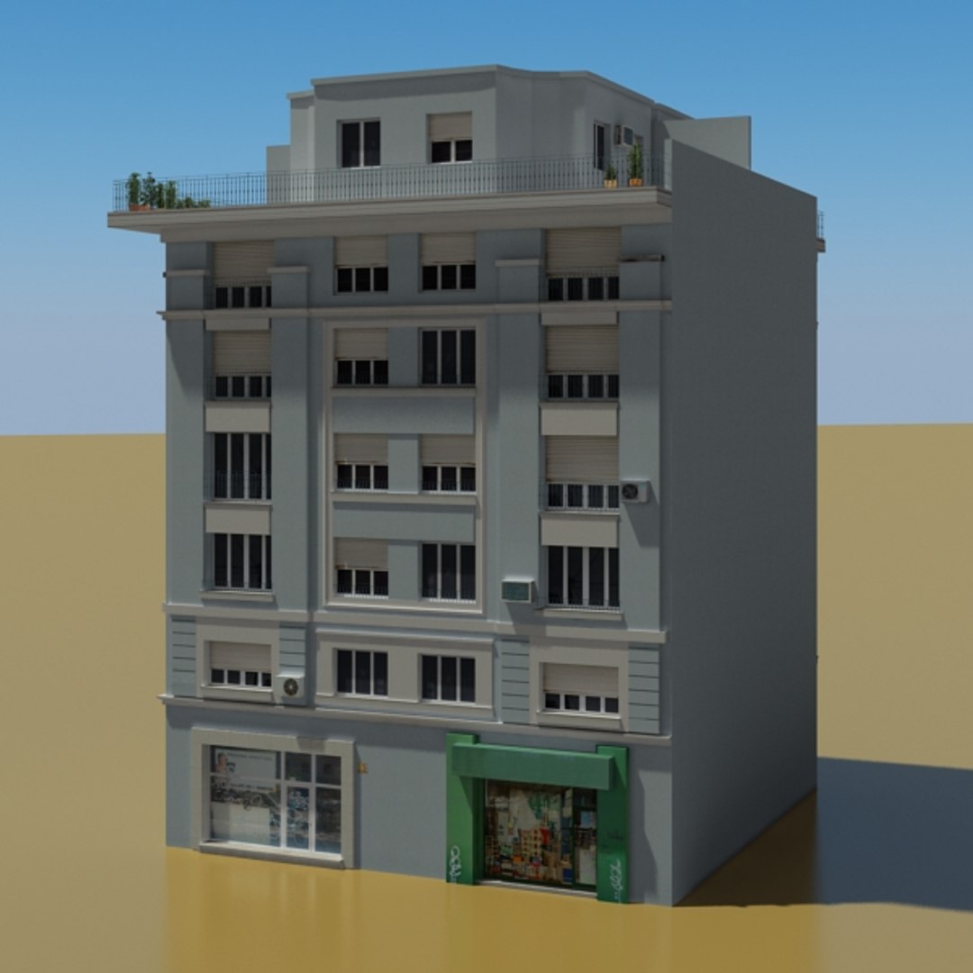 3d Building 33 Model