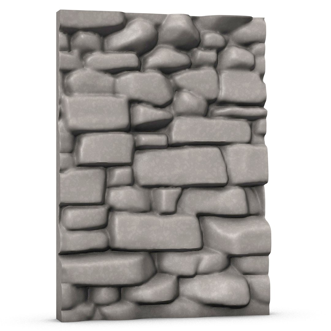 Stone Wall 063 Model - TurboSquid 2306399
