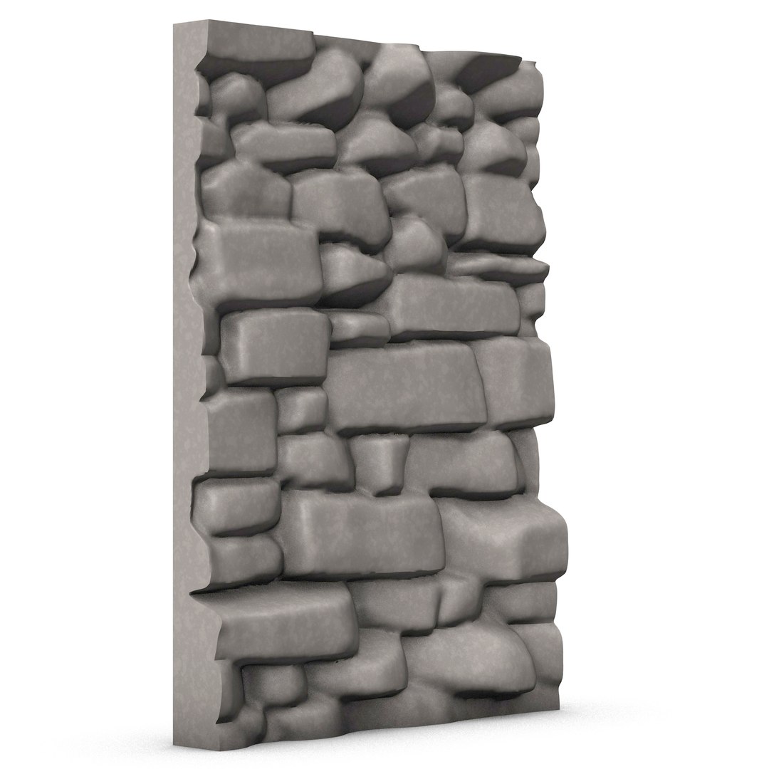 Stone Wall 063 Model - TurboSquid 2306399