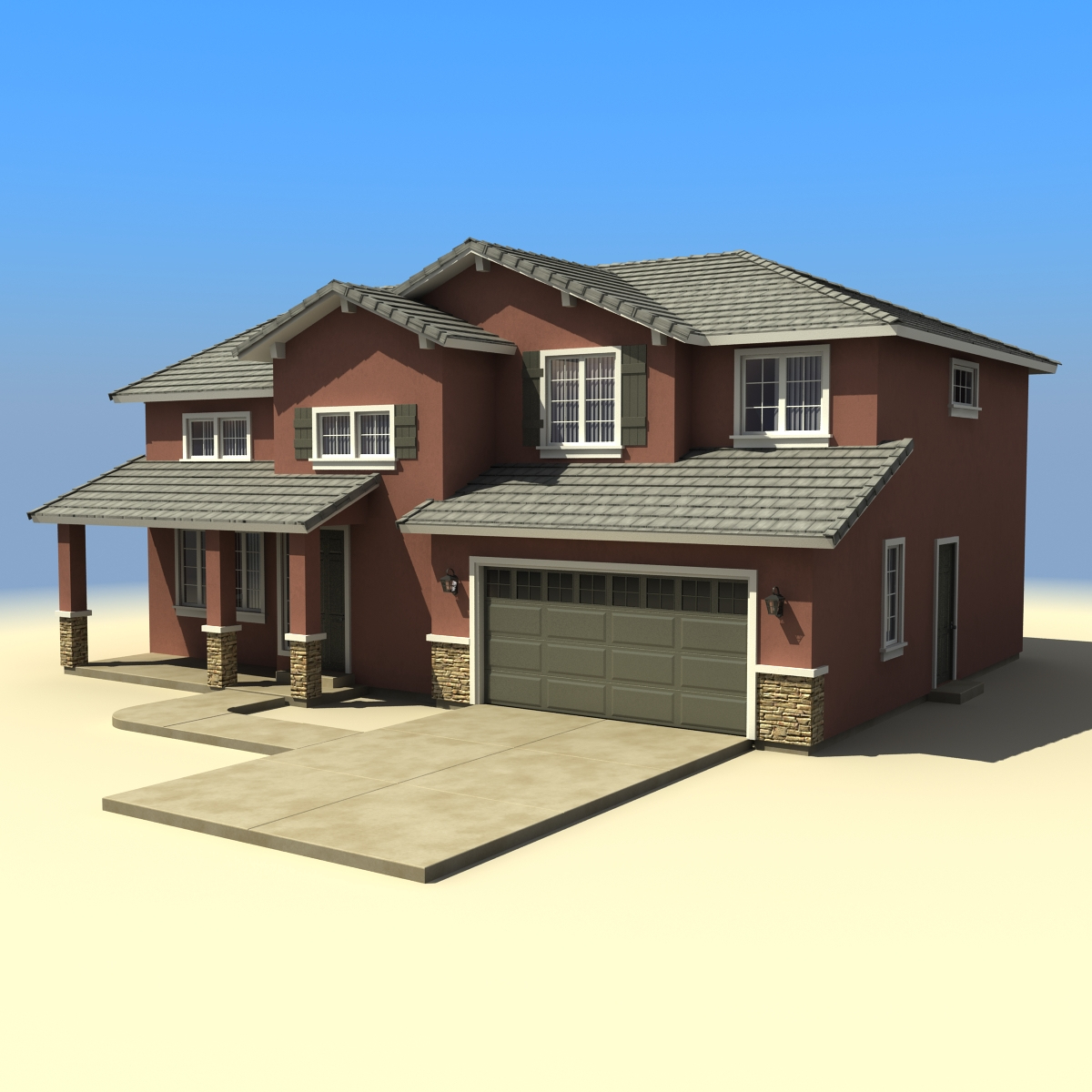 house set 30 3d max
