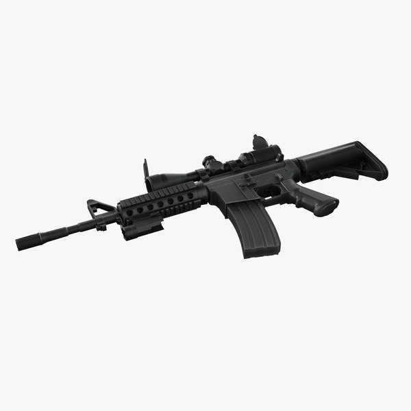 M16 A4 Assault Rifle 3D Models for Download | TurboSquid