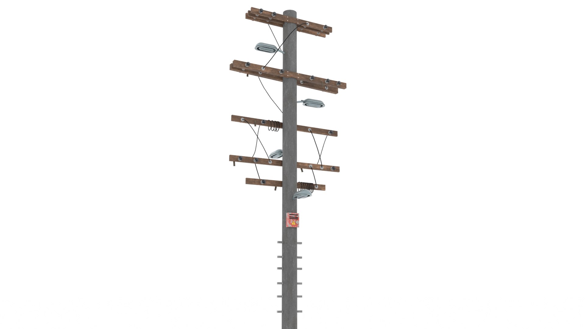 Utility Pole 3D Model - TurboSquid 2067344