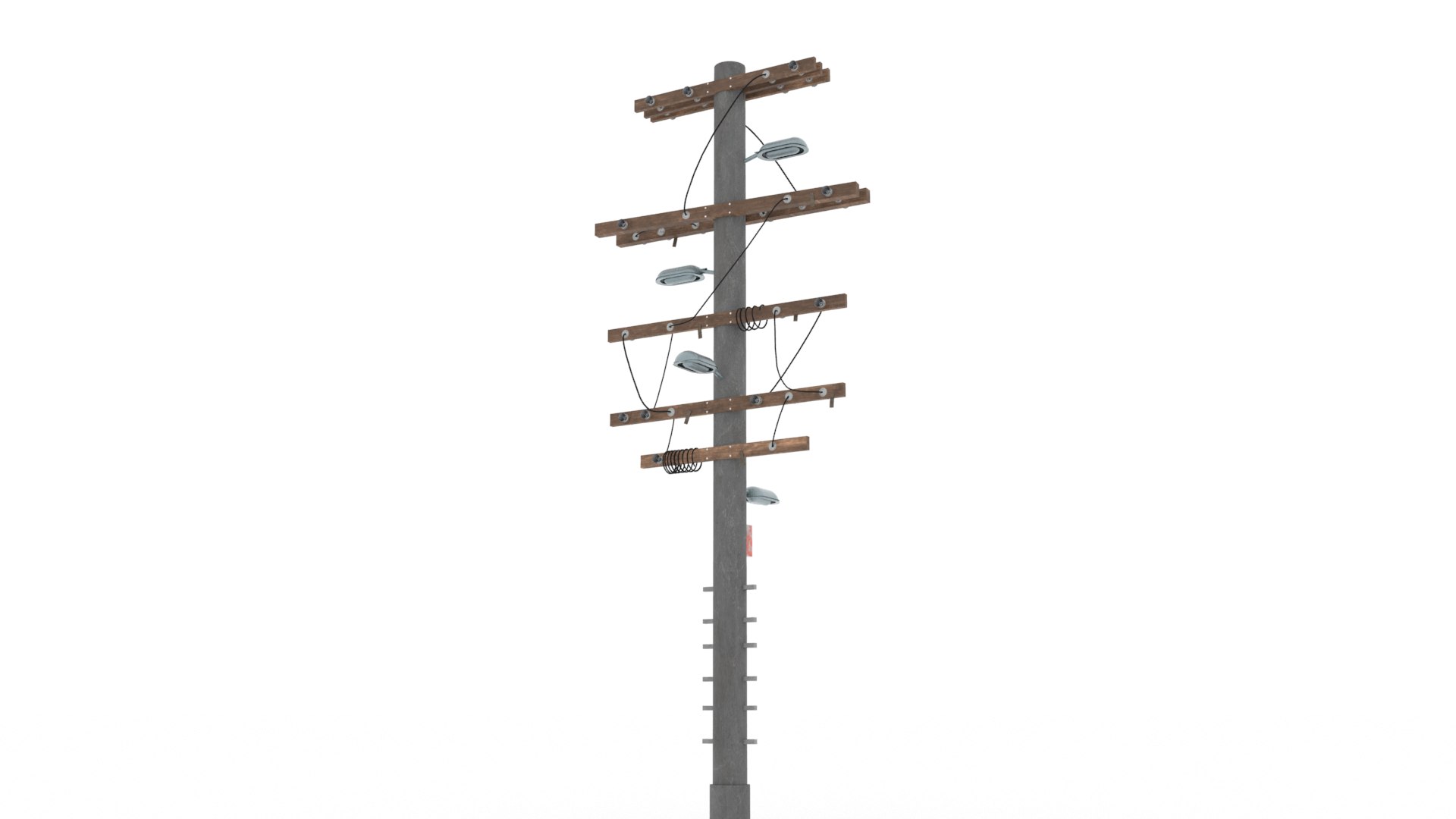 Utility Pole 3D Model - TurboSquid 2067344