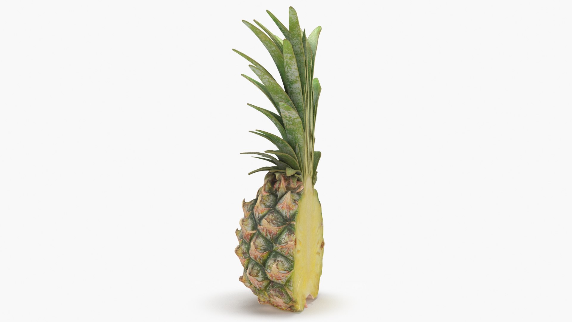Half Pineapple 3D - TurboSquid 2087116