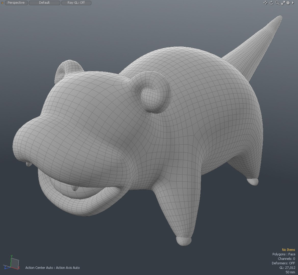 3d Model Of Slowpoke Pokemon