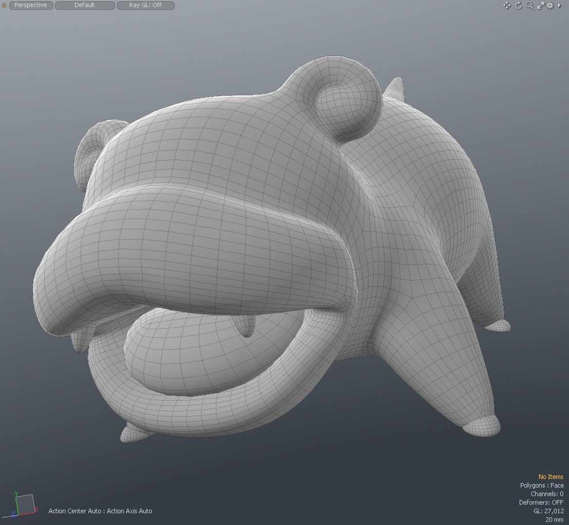 3d Model Of Slowpoke Pokemon