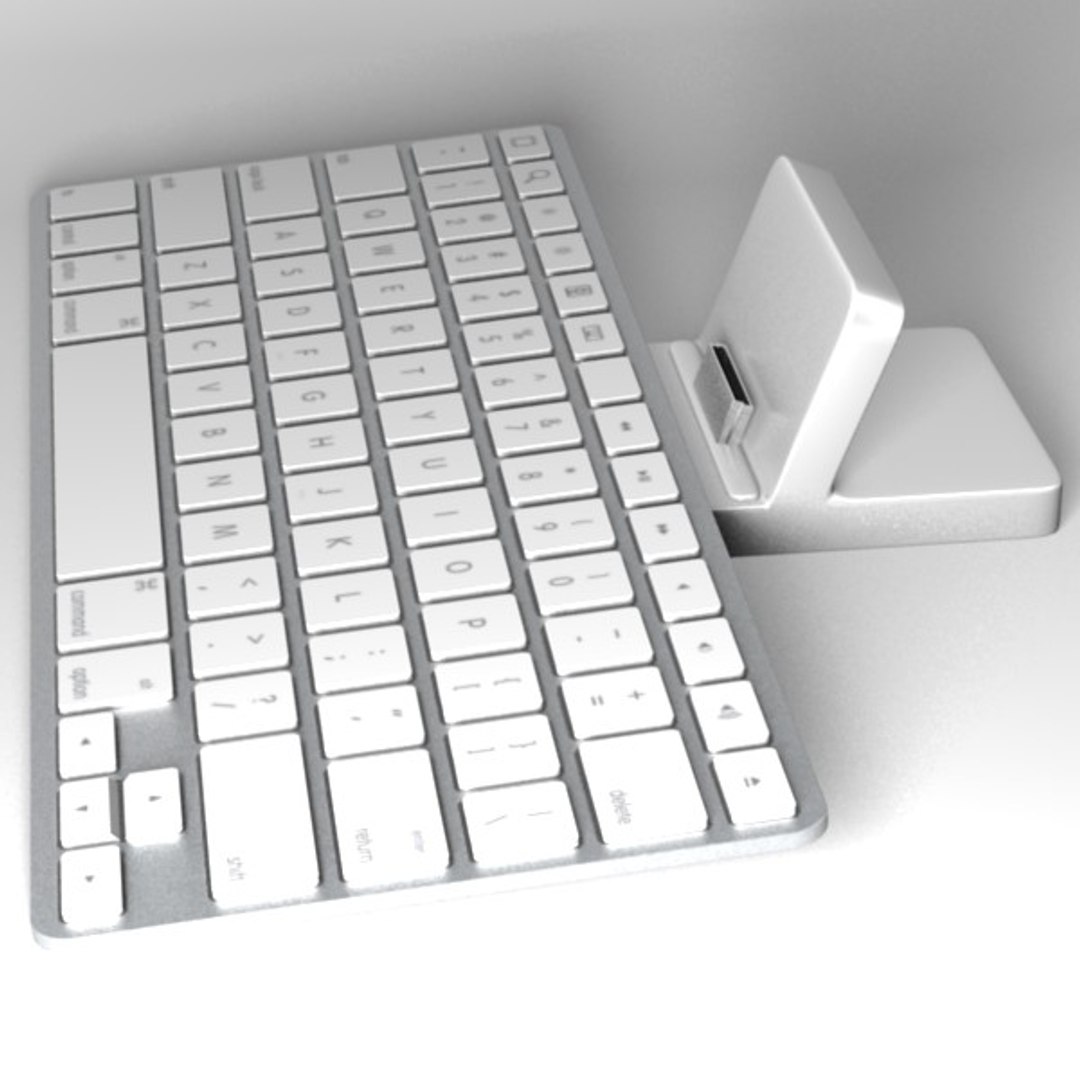 Keyboard Dock Apple Ipad 3d Max