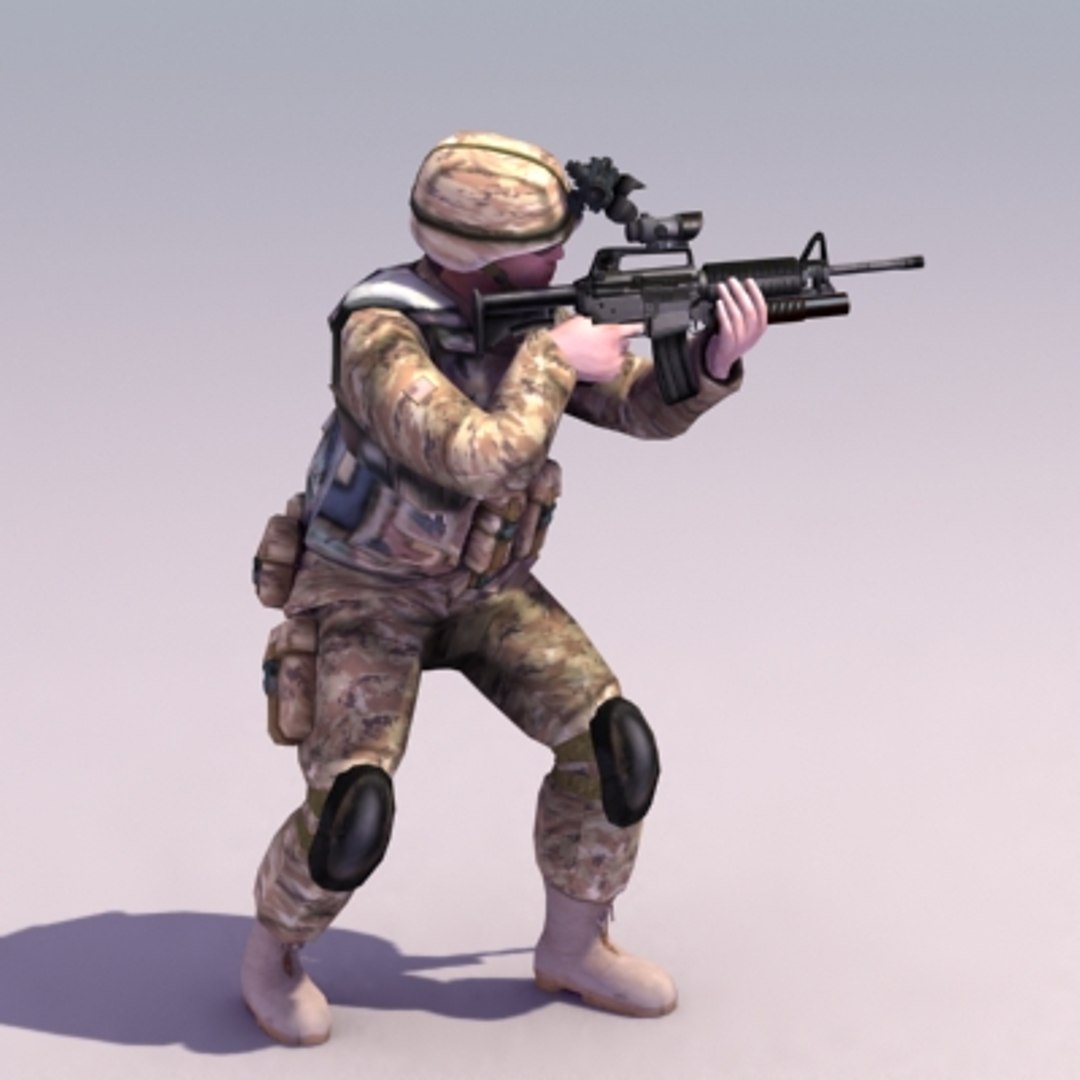 3d Usmc Infantry Model