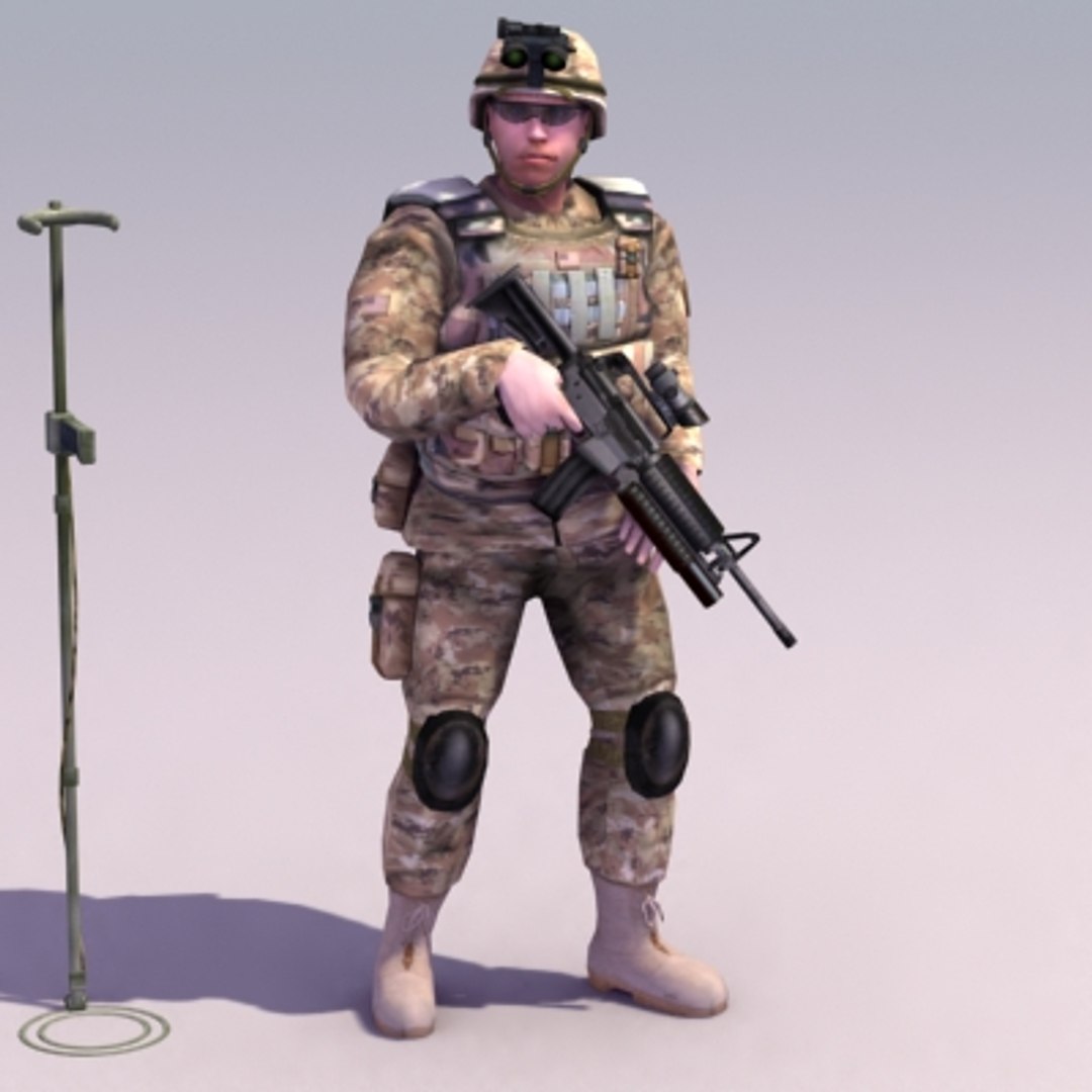 3d Usmc Infantry Model