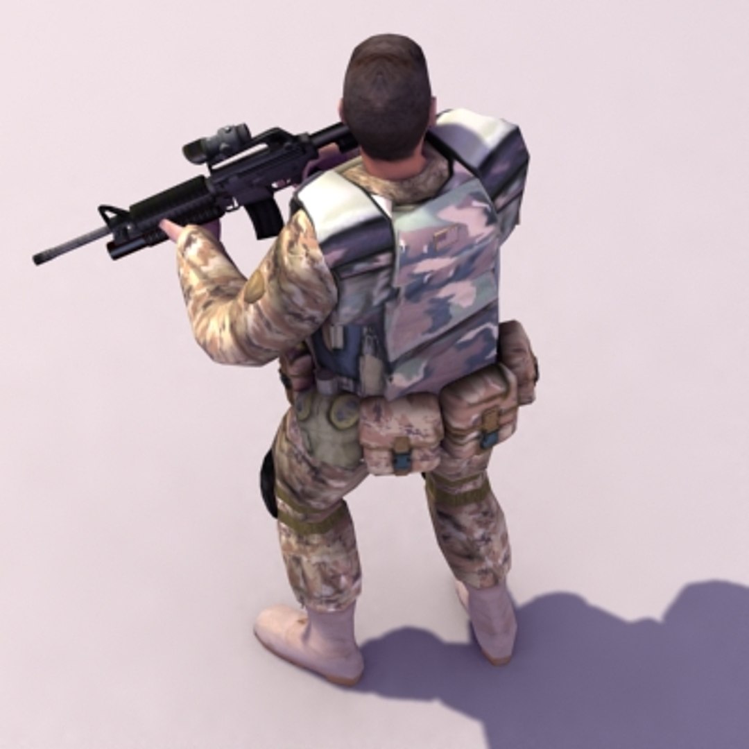 3d Usmc Infantry Model