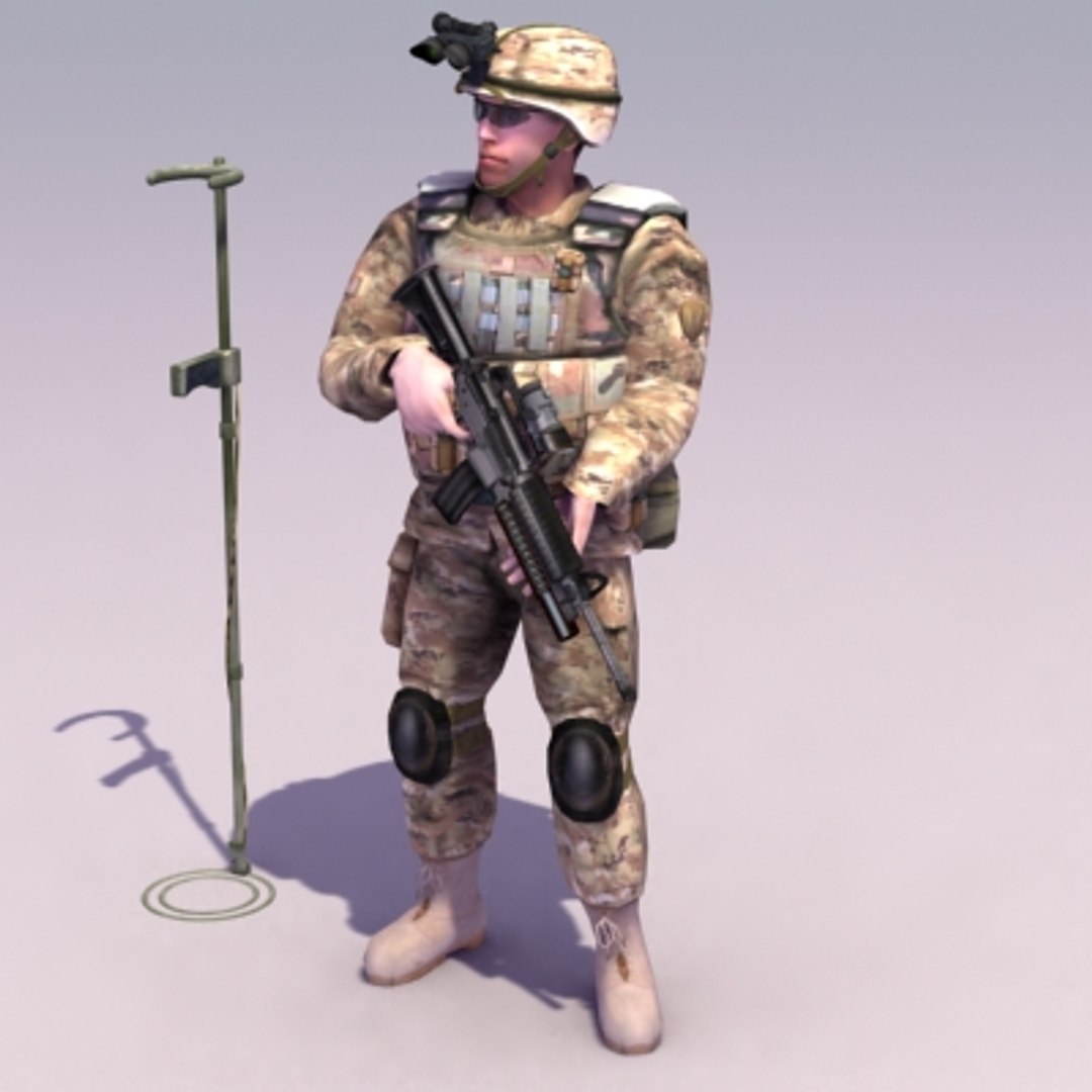 3d Usmc Infantry Model