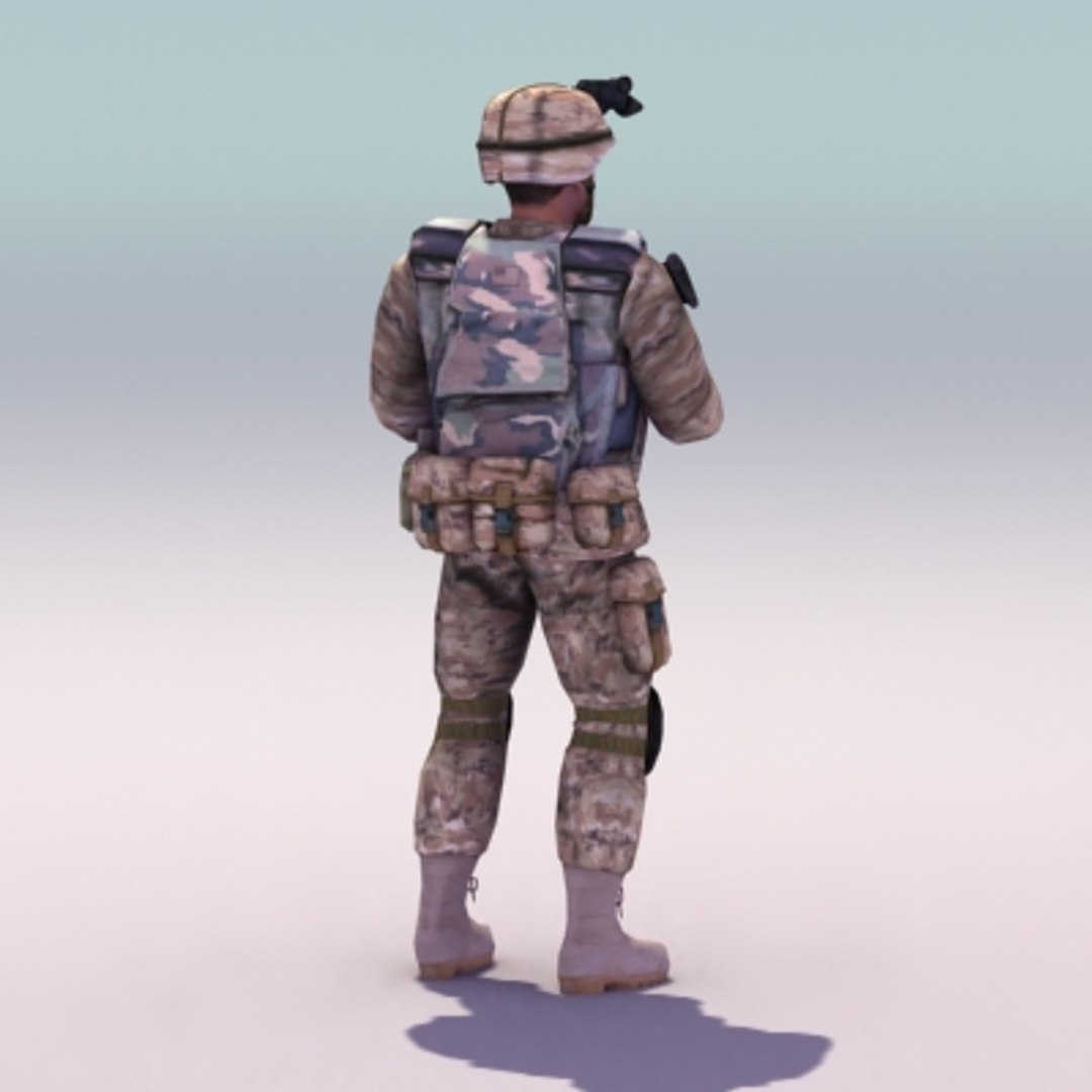 3d Usmc Infantry Model