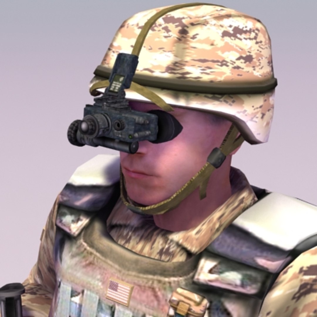 3d Usmc Infantry Model