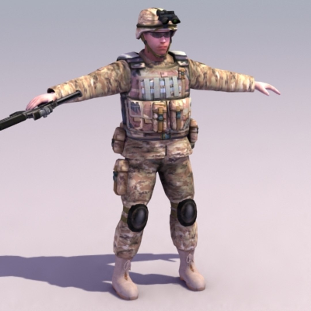 3d Usmc Infantry Model