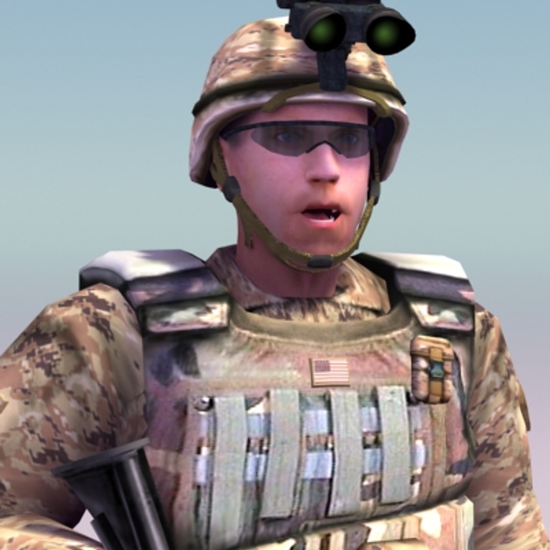 3d Usmc Infantry Model