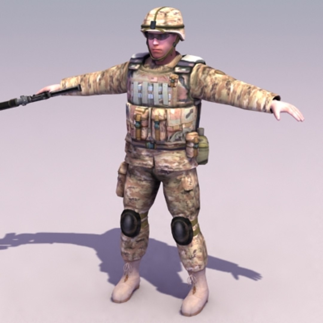 3d Usmc Infantry Model