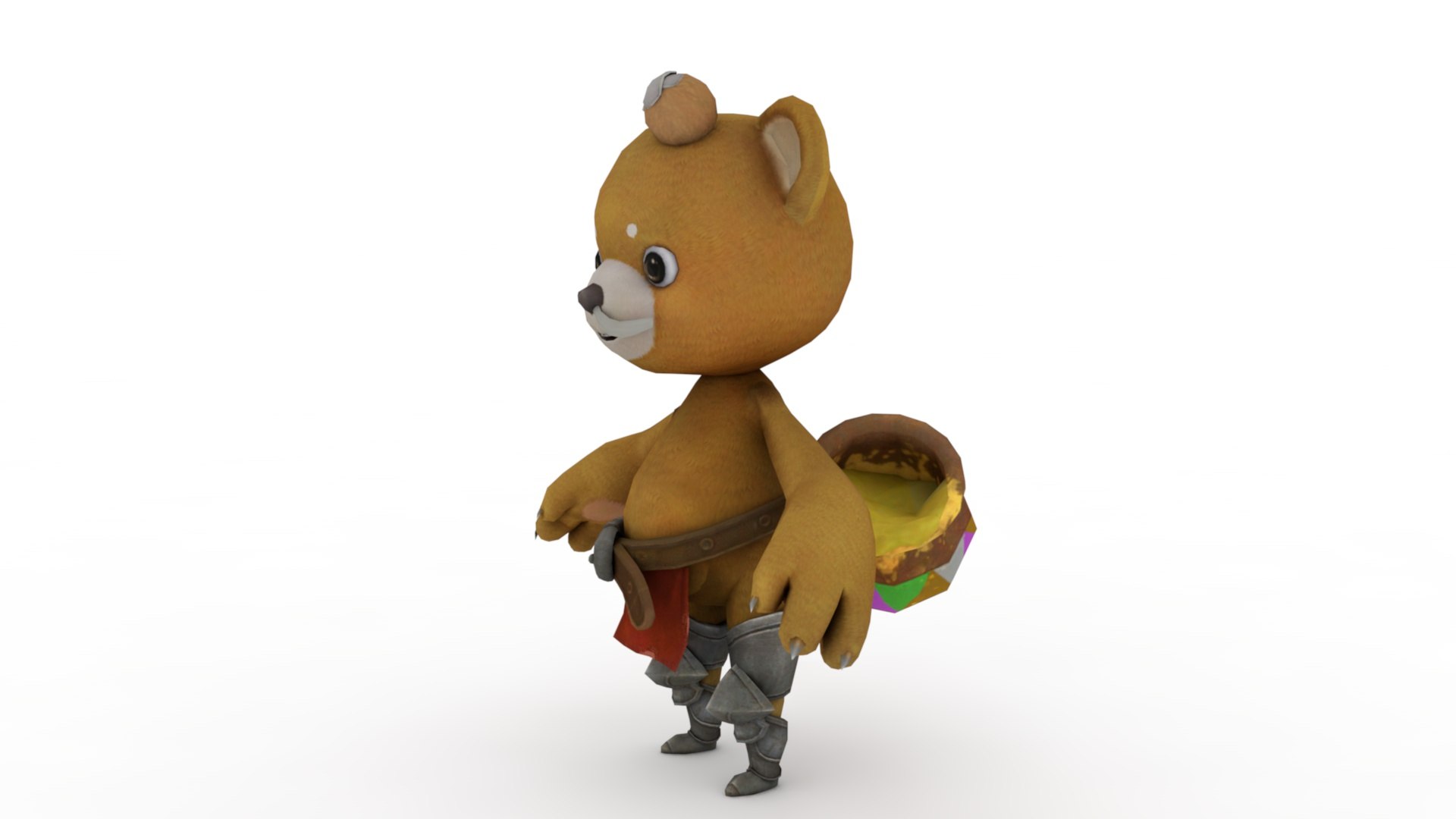 3D Model Teddy Bear - TurboSquid 1998640