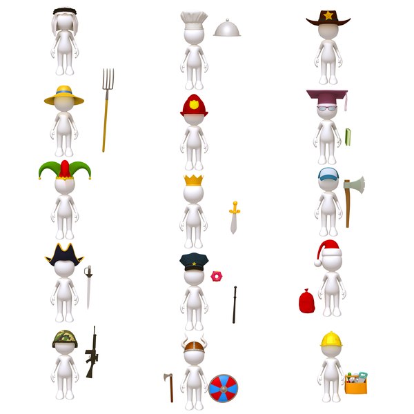 Stickman 3D Models for Download | TurboSquid