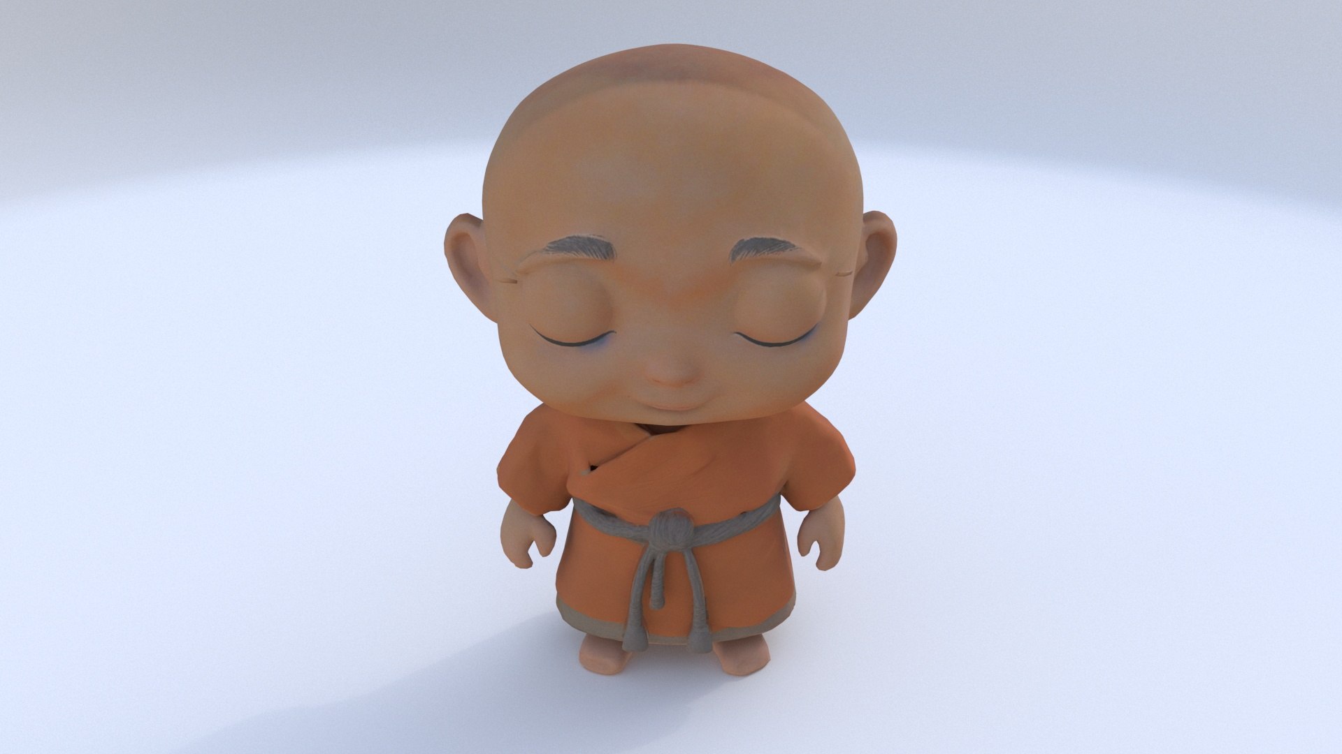 3D Monk Model - TurboSquid 2331303