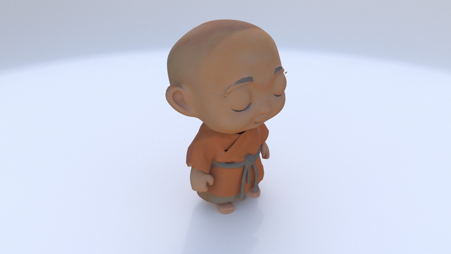 3D Monk Model - TurboSquid 2331303