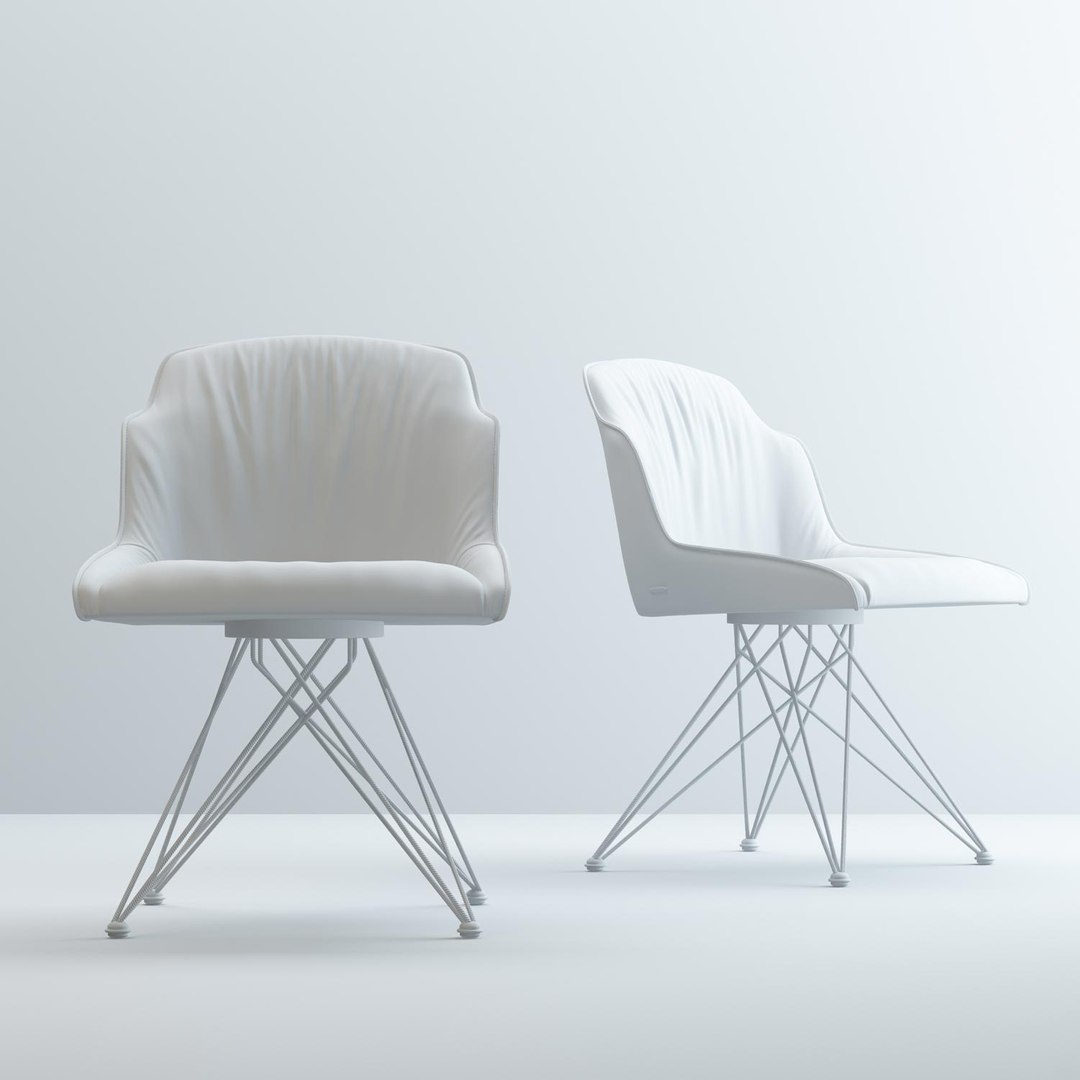 Ci Flaminia Chair 3D Model - TurboSquid 1226956
