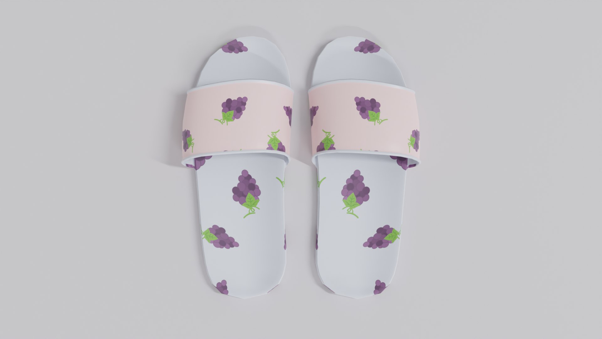 Grapes Slippers Model - TurboSquid 1857604