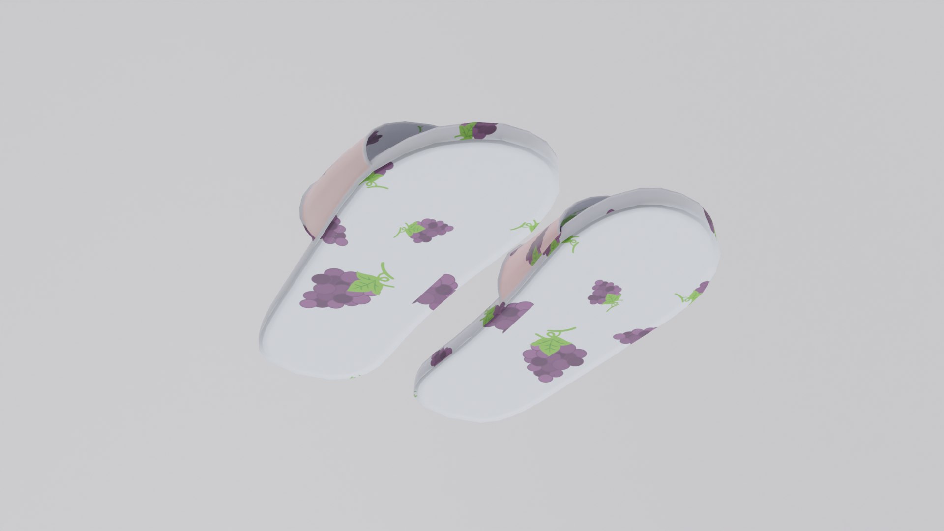Grapes Slippers Model - TurboSquid 1857604