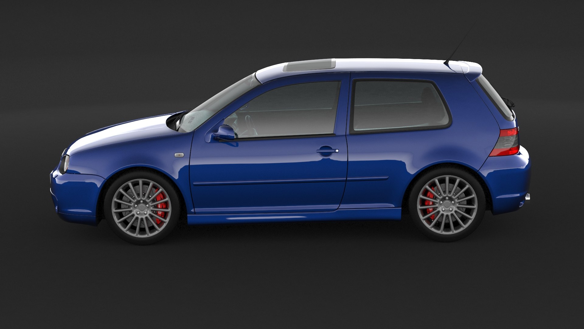 Volkswagen Golf R32 Detailed Interior 3D Model - TurboSquid 1912173