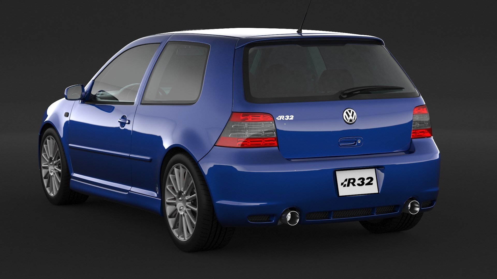 Volkswagen Golf R32 Detailed Interior 3D Model - TurboSquid 1912173