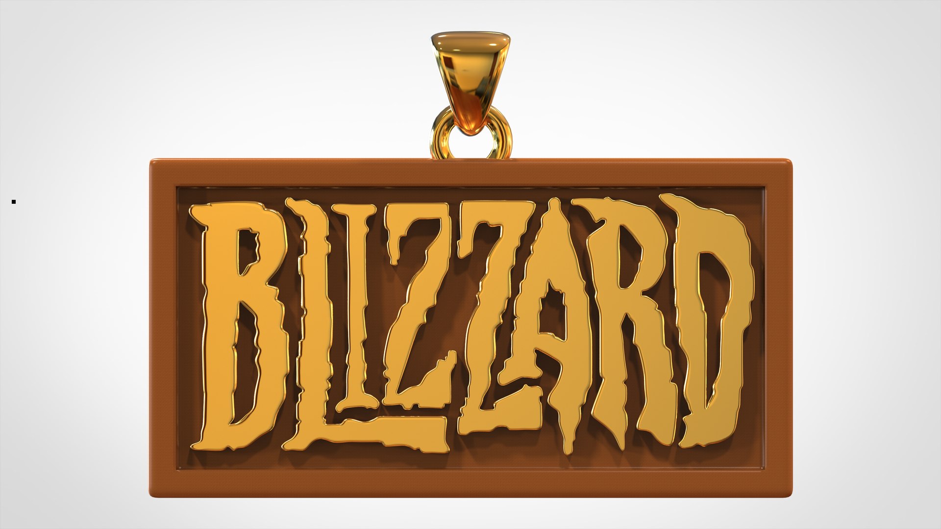 3D Model Blizzard Logo Pendant - TurboSquid 1569308