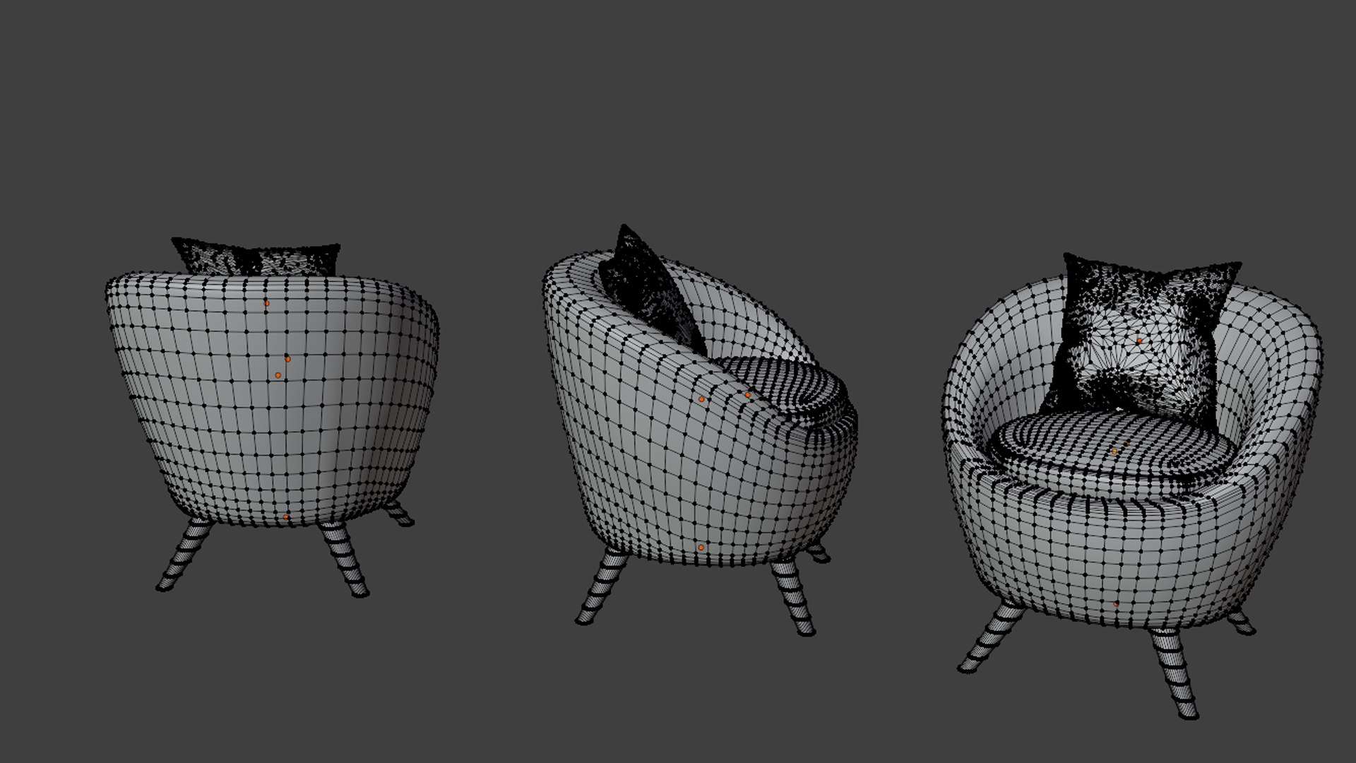 Stylized Soft Chair 3D Model - TurboSquid 2300132