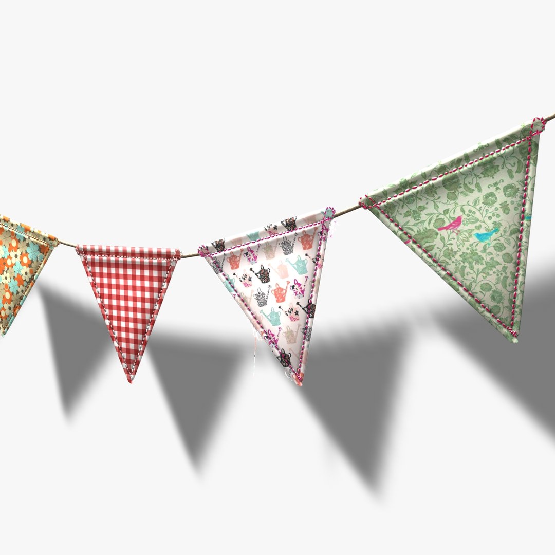 3d 3ds Flags Stitching