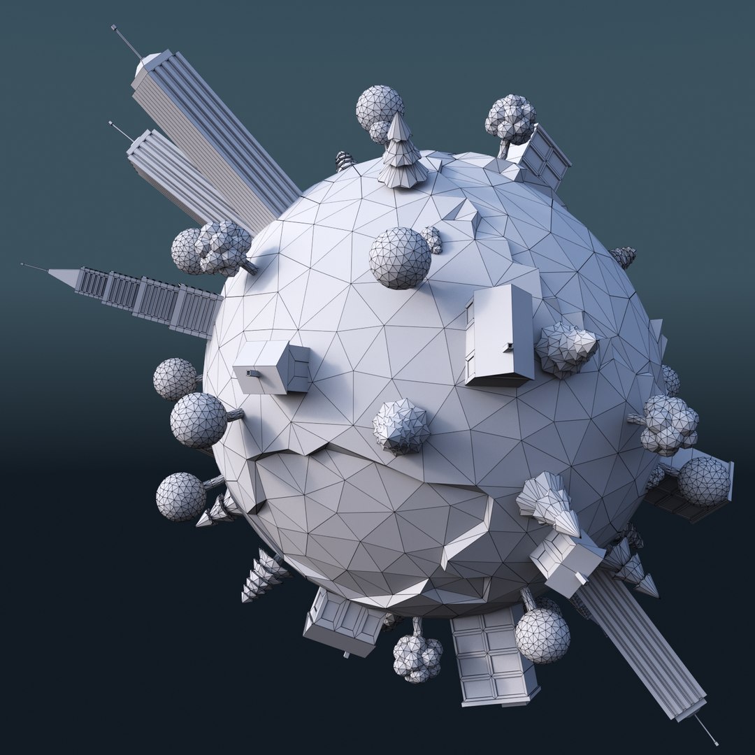 Cartoon Planets 3D Model - TurboSquid 1399470