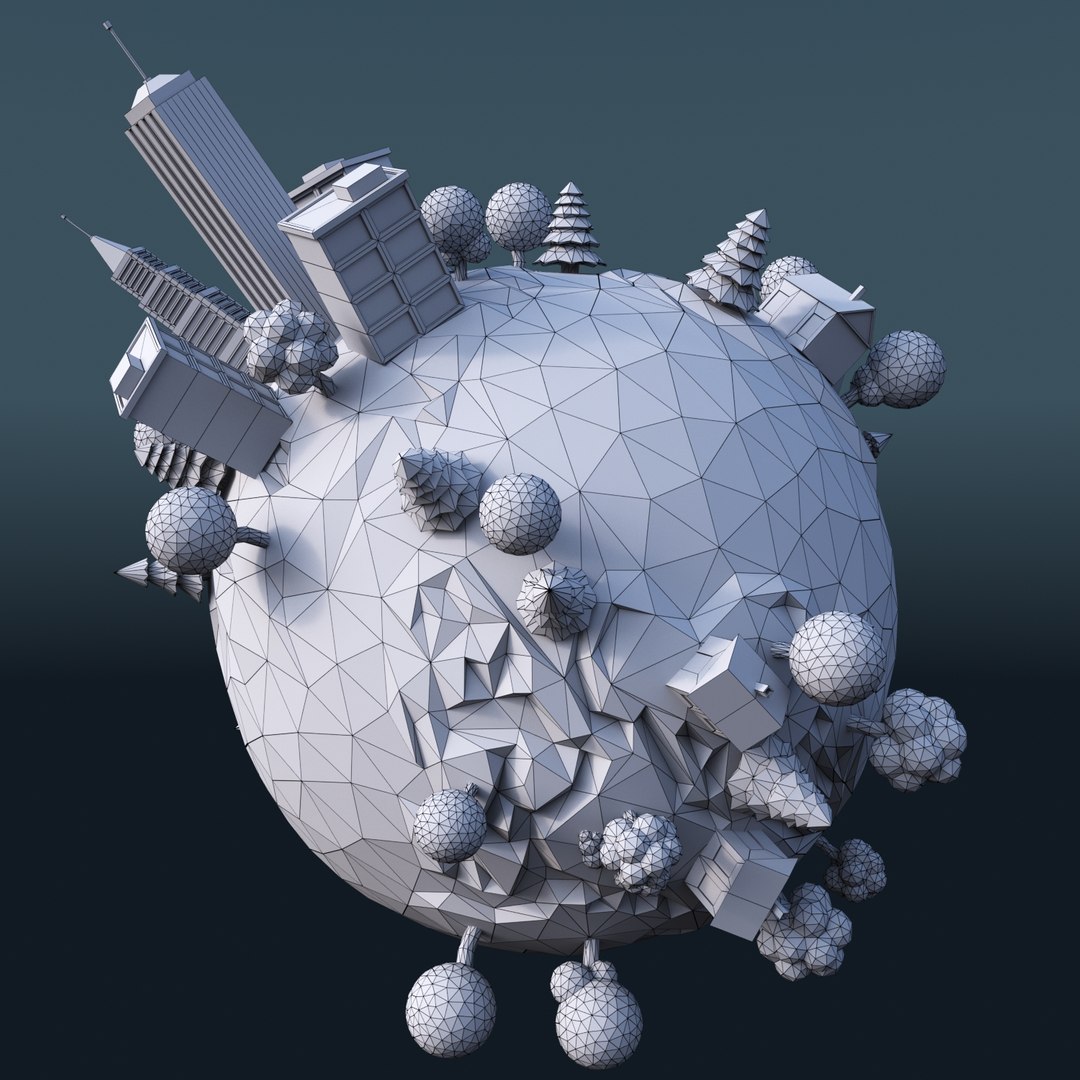 Cartoon Planets 3D Model - TurboSquid 1399470